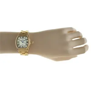 PEUGEOT Roman Numeral Barrel Bracelet Watch 36x33mm - Gold