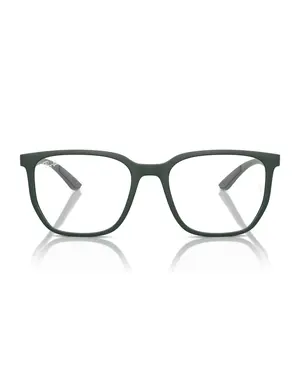 Ray-ban Rectangular Full Rim Eyeglasses - Sand Green
