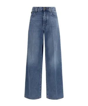 Jacob Cohen Wide-leg Five-pocket Jeans
