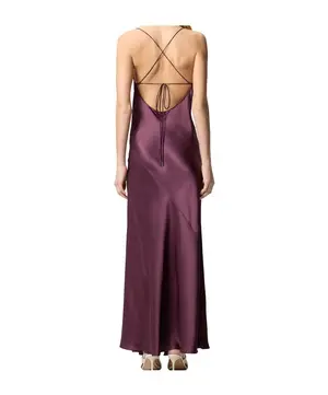 Pinko Farro Satin Slip Dress