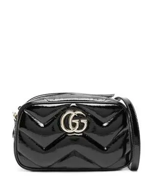 Gucci Gg Marmont Crossbody Handbag - Black