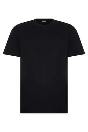 Zegna Classic Short-sleeve Cotton T-shirt - Black