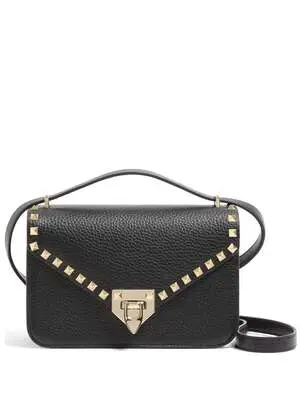 Valentino Garavani Rockstud Mini Small Shoulder Handbag - Nero