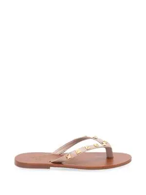 Valentino Garavani Rockstud Thong Sandals T. 05 - Poudre