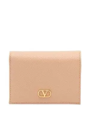 Valentino Garavani Flap French Wallet Vlogo Signature - Rosesand