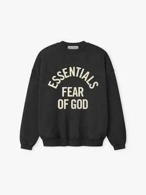 Fear Of God Campus 90 Crewneck Sweatshirt - Fadedblack