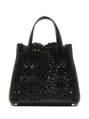 Alaïa Mina 20 Mini Tote Bag - Noir