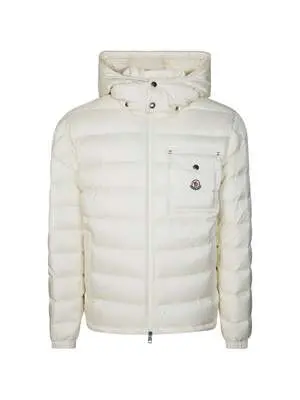 Moncler Verith Quilted Jacket With Hood - Cream