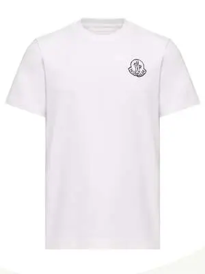 Moncler Cotton Short Sleeve T-shirt - White