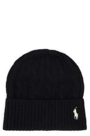 Polo Ralph Lauren Embroidered Logo Wool & Cashmere Cap