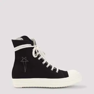 Rick Owens Canvas Sneaker - Black