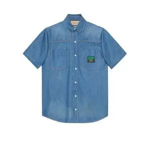 Gucci Classic Button-front Shirt - Blue