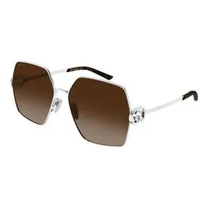 Gucci Gucci GG Cat Eye Sunglasses Silver