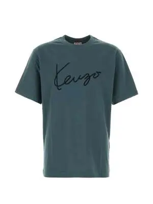 Kenzo Gots Certified Signature Classic T-shirt - Anthracite