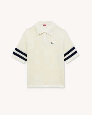 Kenzo Cotton Crochet Polo