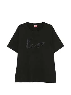 Kenzo Gots Certified Signature Classic T-shirt For - Black