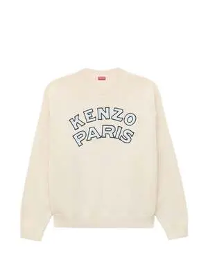 Kenzo Embroidered Knit Sweater - Offwhite