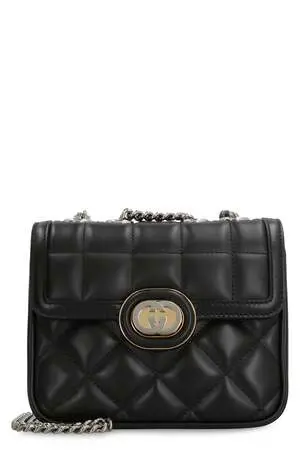 Gucci Quilted Handbag - Black