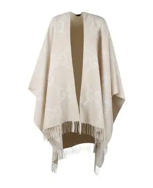 Gucci Gg Poncho For - Camelwh