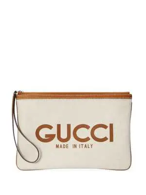 Gucci Gg Supreme Canvas Pouch