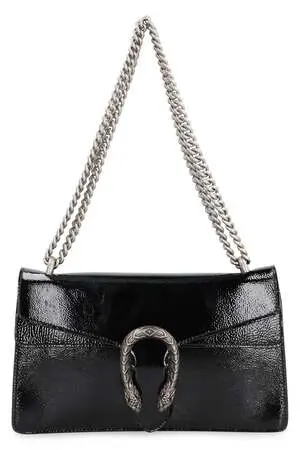 Gucci GUCCI Signature Detail Shoulder Bag Nero