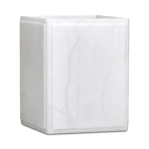 LABRAZEL Claudia Wastebasket - White