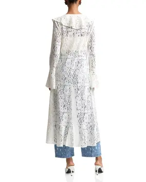 Avec Les Filles Lace Cascade Duster Jacket