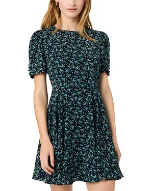 French Connection Marina Silky Chiffon Mini Dress