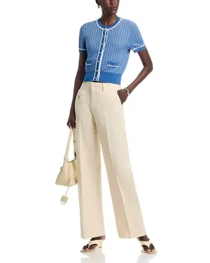 TOCCIN Patra Cropped Cardigan