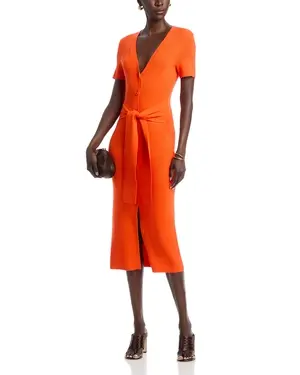 TOCCIN Agnes Tie Waist Dress