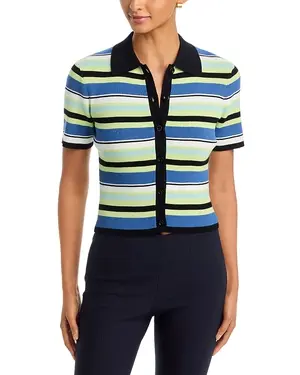 TOCCIN Shae Button Front Polo Shirt - Ockem