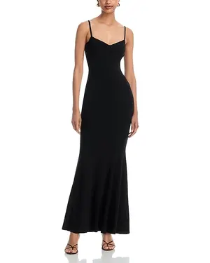 Norma Kamali Underwire Fishtail Gown