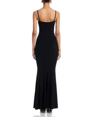 Norma Kamali Underwire Fishtail Gown