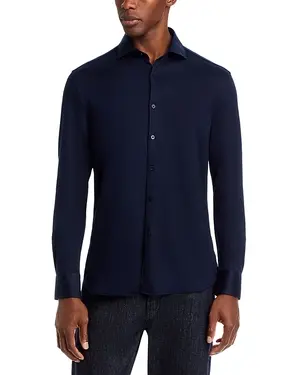 Canali Cotton & Lyocell Jersey Sportshirt