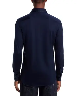 Canali Cotton & Lyocell Jersey Sportshirt