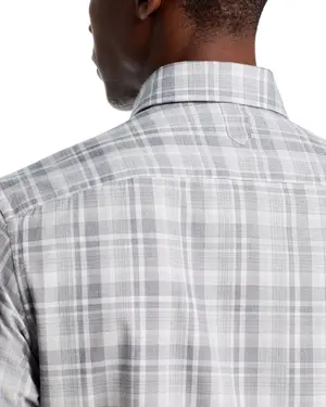 Canali Allover Plaid Sportshirt