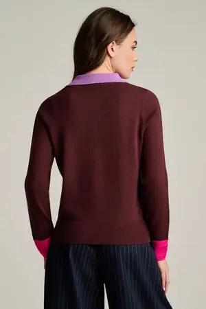 Lisa Todd Cotton-cashmere Contrast Trim Polo
