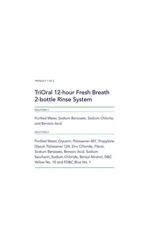 SMARTMOUTH 12-hour Fresh Breath Dual Activated Mouthwash System With Toothpaste Mint