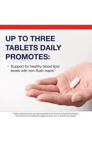 METAGENICS Lipotain Non-flush Niacin Guggul Supplement 60 Tablets