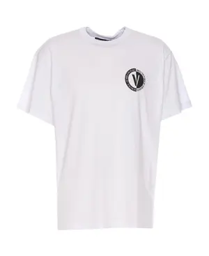 Versace Logo-printed Crewneck T-shirt