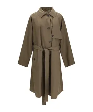 Calvin Klein Zeland Belted Trench Coat - Brown