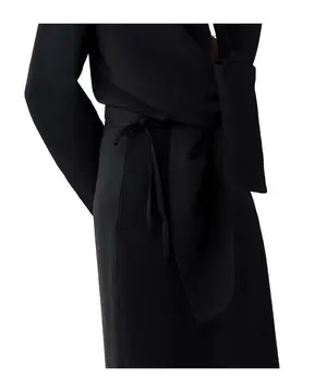 Calvin Klein Hallie Wrap Midi Skirt - Black