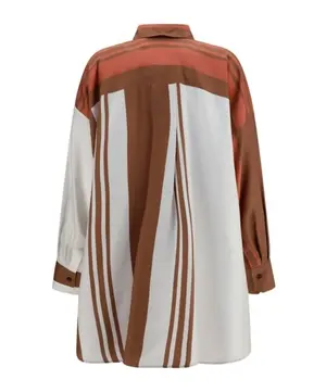 Kiton Long Striped Shirt
