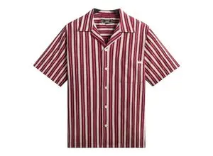 Kith Barre Stripe Thompson Camp Collar Shirt