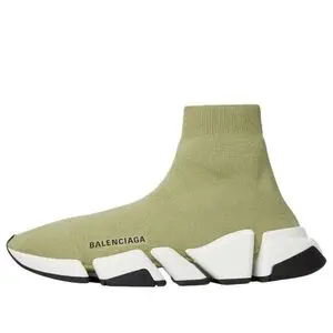 Balenciaga Speed 2.0 Sneakers - Green/white/black