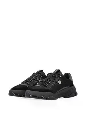 Pinko Glitter-panelled Chunky Sneakers