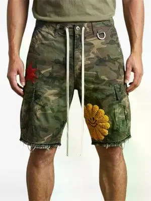 ALL HUMAN Yayo Patchwork Cargo Shorts