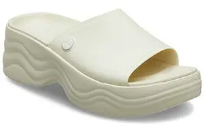 CROCS Skyline Platform Slide - White