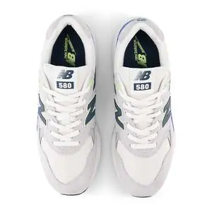 NEW BALANCE 580 Athletic Sneakers - Grey/blue/white
