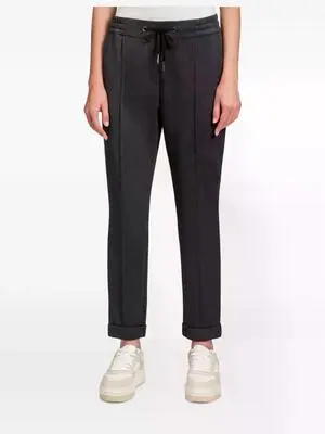 BETTY & CO Drawstring-waist Turn-up Trousers